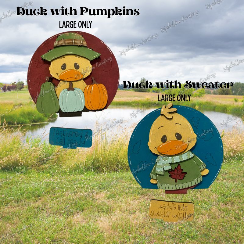 Fall Duck Interchangeable Snow Globe – Wynhollow Creationz