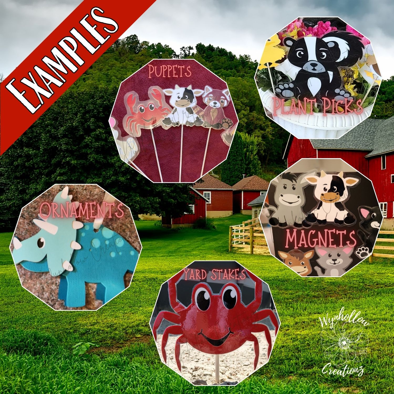 Woodland Animal Vinyl and Paper Decor – Wynhollow Creationz